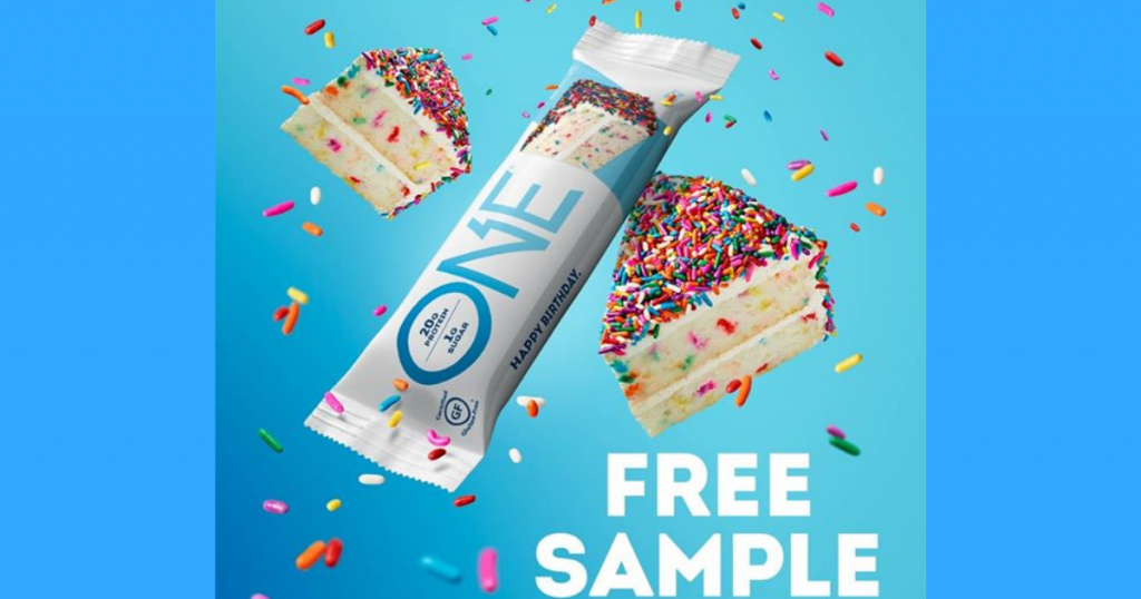 FREE One Brands Birthday Bar Sample - The Freebie Guy®