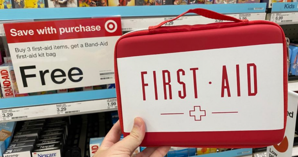 FREE First Aid Kit with purchase of 3 Health Items - The Freebie Guy®