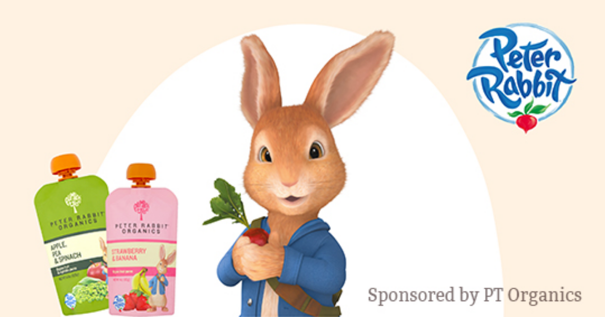 Win a Year of Free Peter Rabbit Organics Pouches Giveaway - The Freebie ...