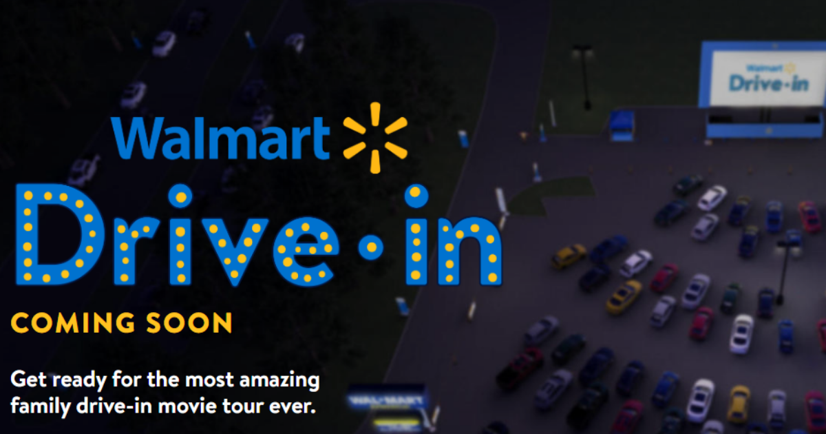 Walmart Drive-In Coming Soon! - The Freebie Guy® ️️️