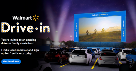 FREE Walmart Drive-In Movie Tickets - The Freebie Guy®