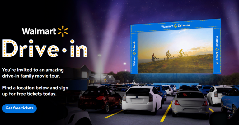 FREE Walmart Drive-In Movie Tickets - The Freebie Guy®