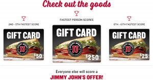 Jimmy John's Quikly Giveaway - The Freebie Guy®
