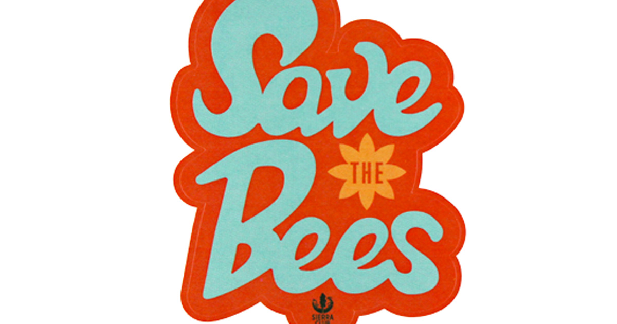 Free Save the Bees Sticker - The Freebie Guy® ️️️