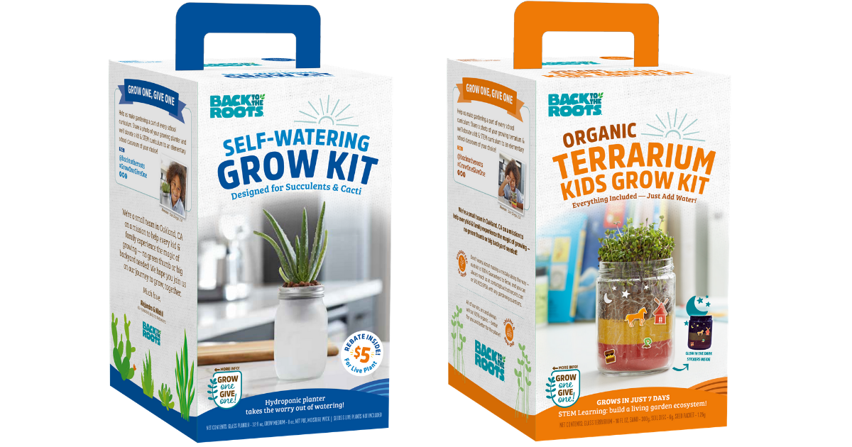 New Back to Roots Grow Kit Offers from Social Nature - The Freebie Guy® ️️️