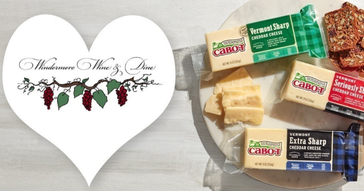 Windermere Wine and Dine Cabot Cheese Sweepstakes - The Freebie Guy®