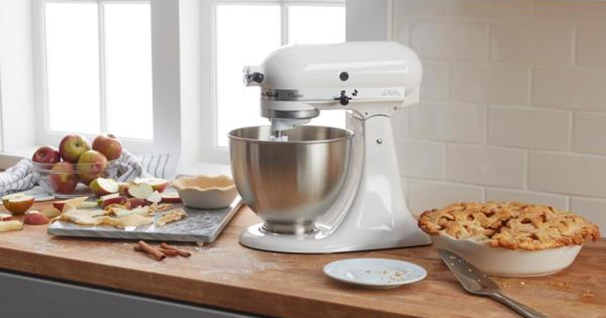 KitchenAid Classic Series 4.5 Qt. 10-Speed White Stand Mixer Only $189. ...