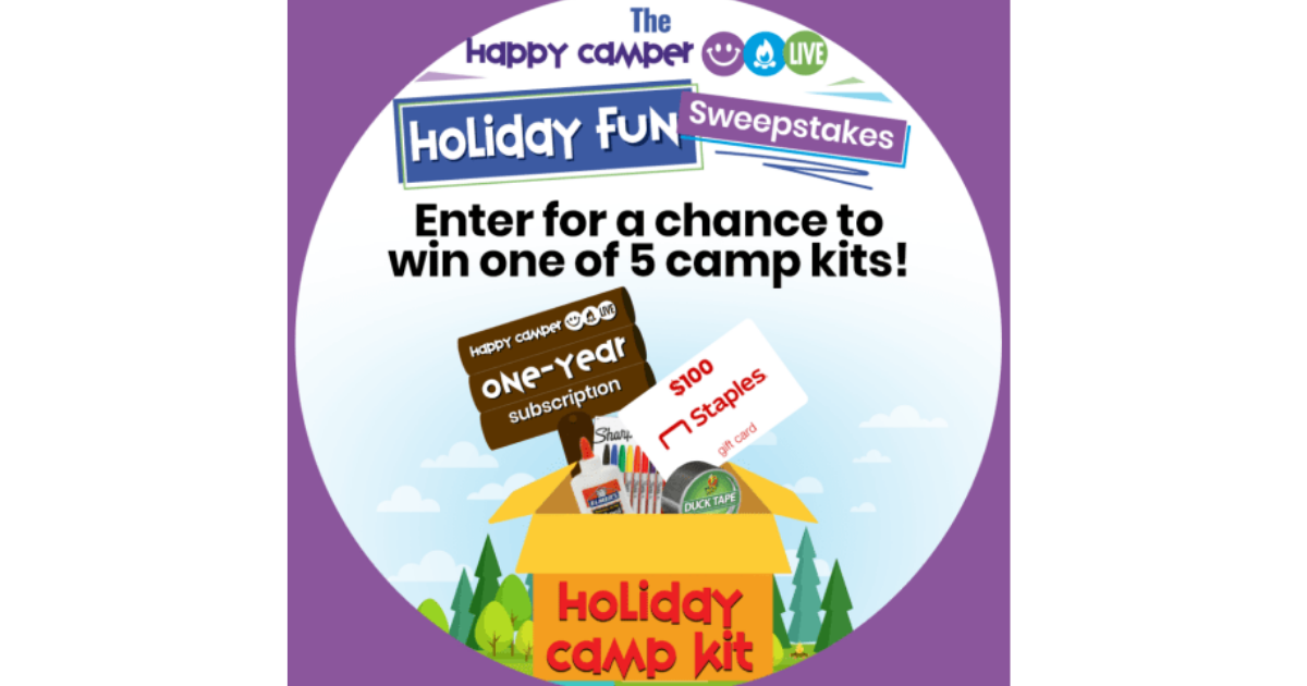 Happy Camper Holiday Fun Sweepstakes - The Freebie Guy®
