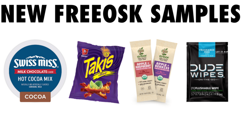NEW Freeosk Samples - The Freebie Guy®
