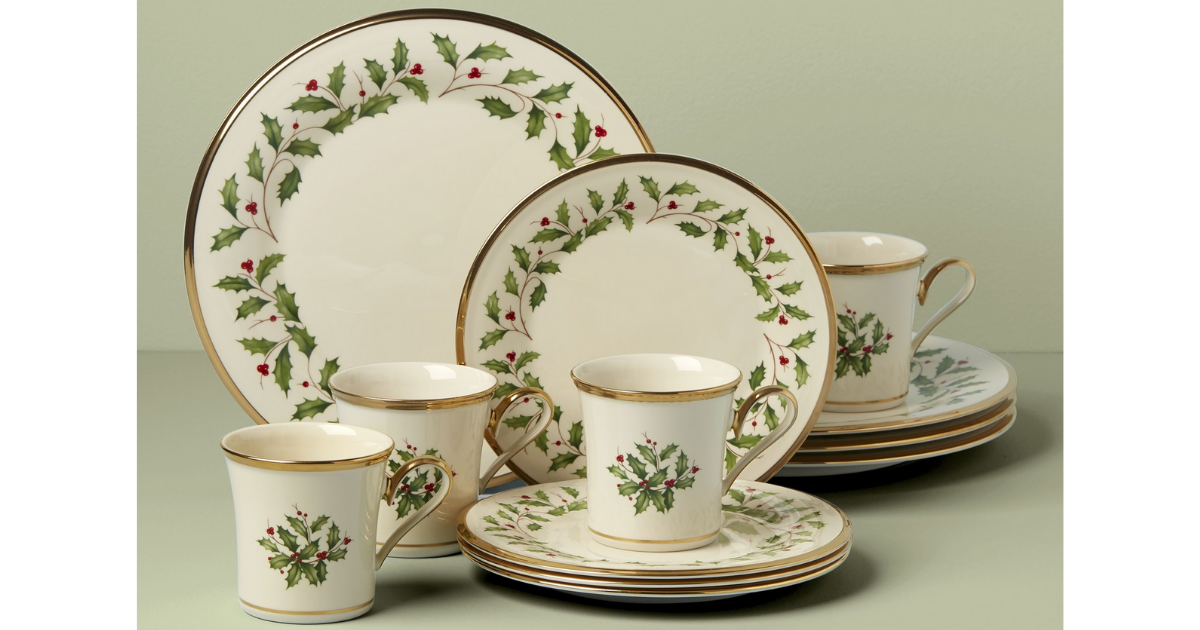 Lenox Holiday Dish Set Giveaway - The Freebie Guy® ️️️
