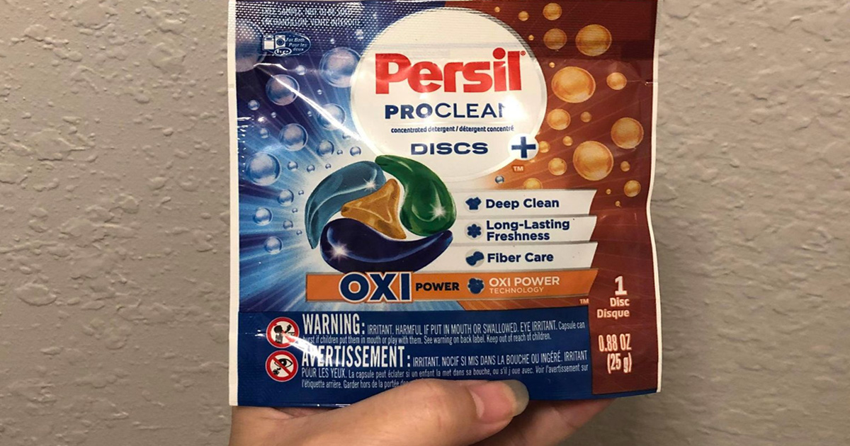Free Samples of Persil ProClean OXI Power Discs (Still available ...