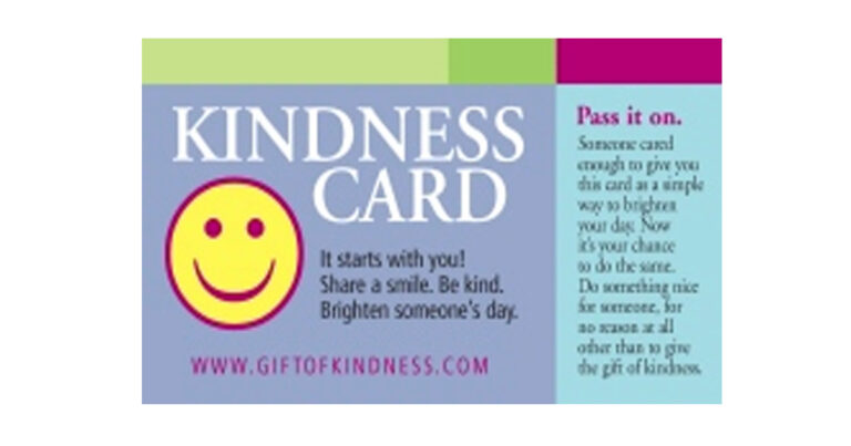 Free Kindness Cards - The Freebie Guy®