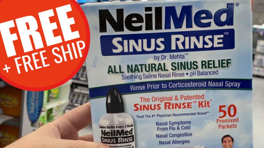 Free NeilMed Sinus Rinse or Neti Pot - The Freebie Guy®