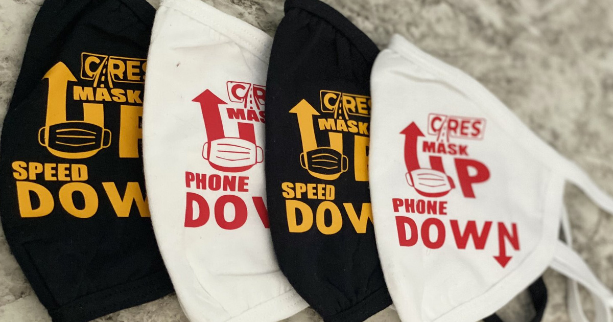 Free Road Safety Face Masks - The Freebie Guy® ️️️