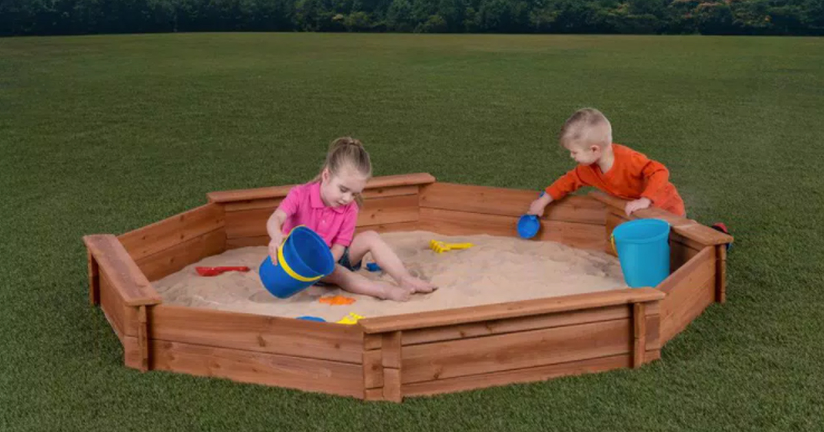 TODAY ONLY - Octagon Sandbox Kit with Cover Only $75.99 (REG. $109.99 ...