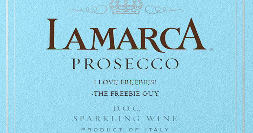 Free LaMarca Prosecco Custom Bottle Labels - The Freebie Guy®