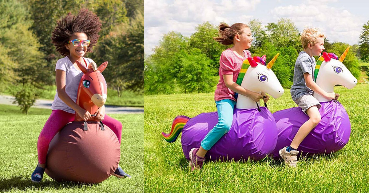 ZULILY - HEARTHSONG HORSE HOP 'N' GO TOY ONLY $25.49 - The Freebie Guy® ️️️