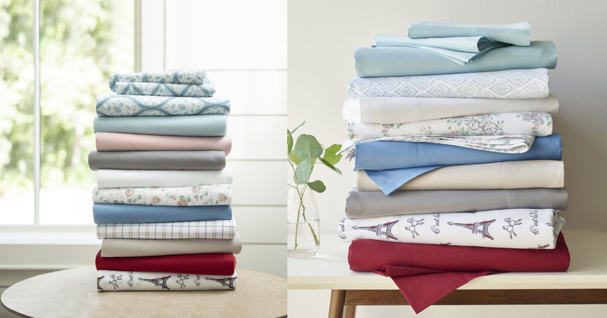 JC PENNEY - HOME EXPRESSIONS PLUSH SHEET SET STARTING AT $9.99 - The ...