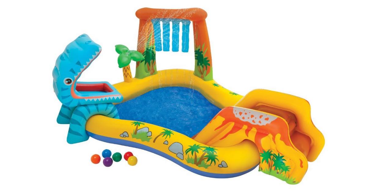 WALMART - INTEX INFLATABLE DINOSAUR WATER PLAY CENTER $52.99 + FREE ...