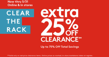 NORDSTROM RACK CLEAR THE RACK SALE - The Freebie Guy®