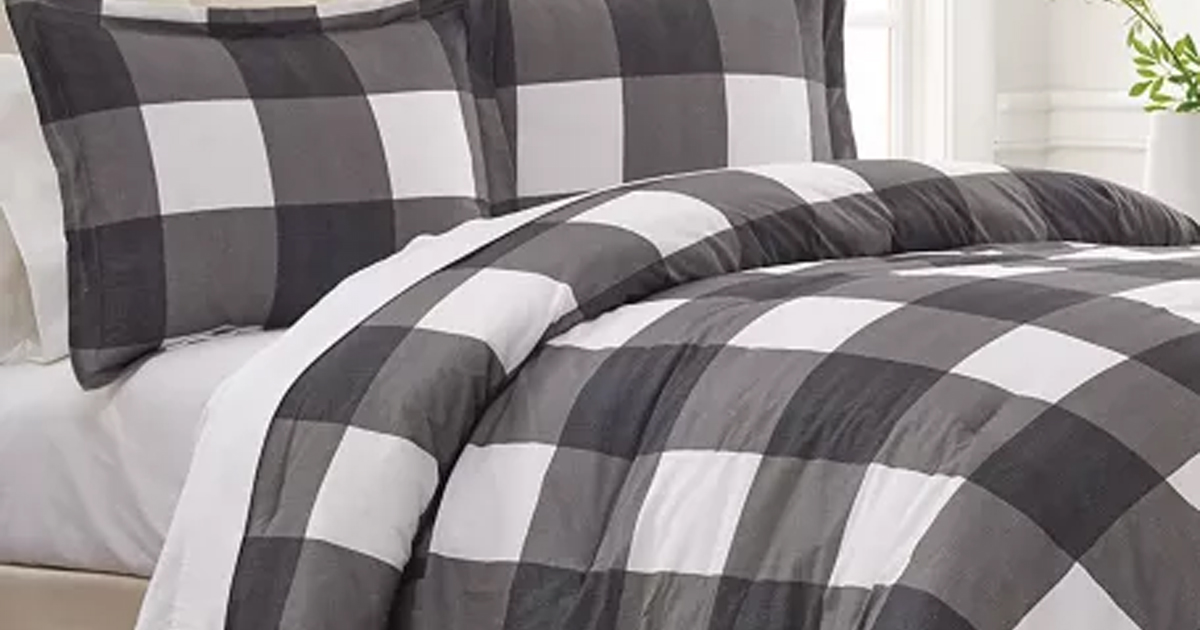 BELK - ANY SIZE BUFFALO CHECK COMFORTER SET ONLY $11.94 (REG. $200 ...