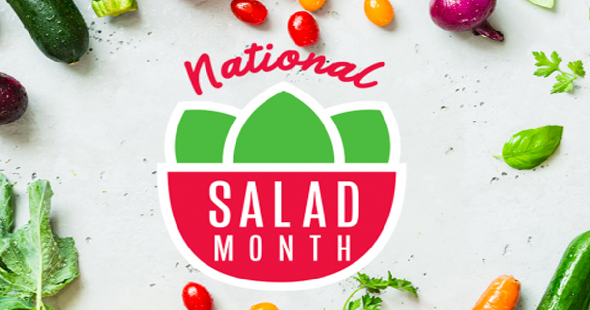 National Salad Month 2021 Fresh Salad Creations Challenge - The Freebie ...