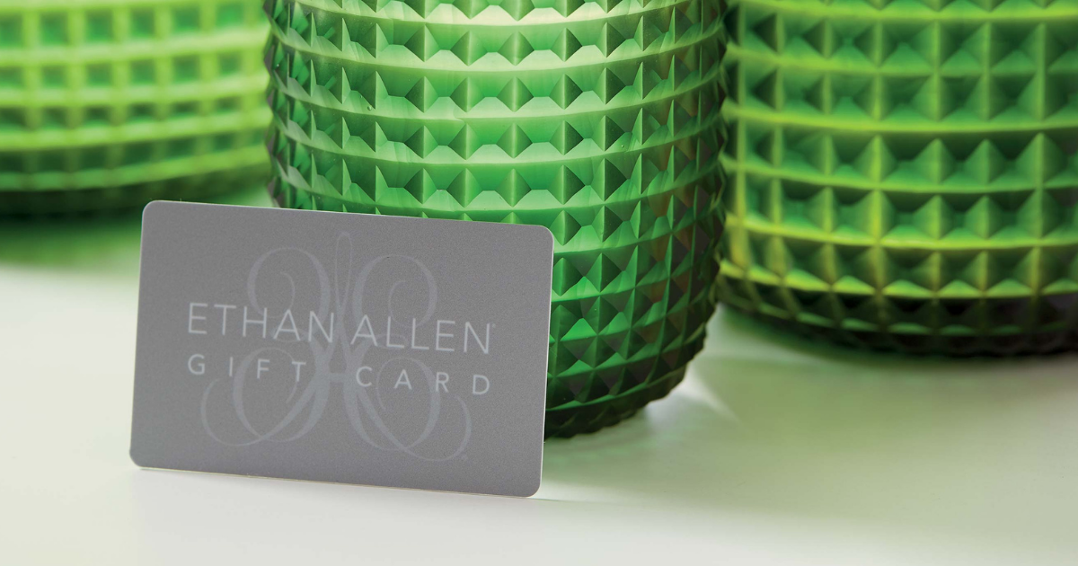 $1,000 Ethan Allen Gift Card Sweepstakes - The Freebie Guy®