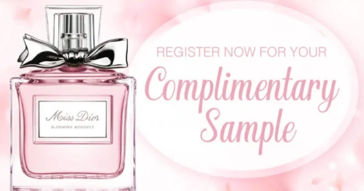 FREE Miss Dior Blooming Bouquet Fragrance Sample - The Freebie Guy® ️️️