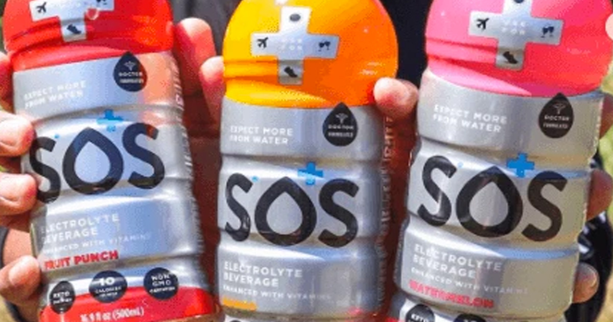 Possible Free bottle of SOS Lifestyle Hydration Drink with Social ...