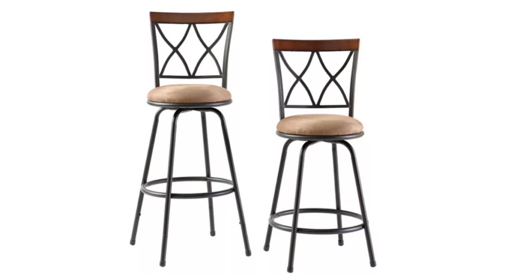 KOHL'S - SONOMA GOODS FOR LIFE 2 PIECE STOOL SWIVEL SET - The Freebie Guy®