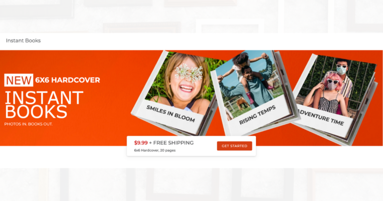 SHUTTERFLY - 6x6 Hardcover Instant Photo Book For Just $9.99 - The ...