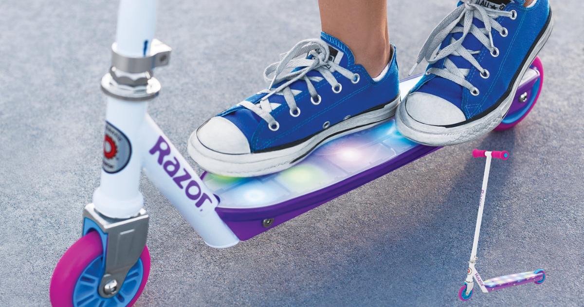 WALMART - RAZOR LIGHT UP SCOOTER ON SALE FOR $25.47 - The Freebie Guy® ️️️