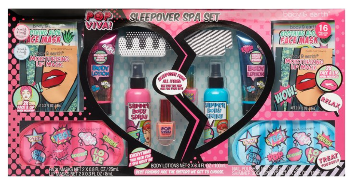 WALMART - Body & Earth 16-Piece Pop Viva Sleepover Spa Set ONLY $1.50 ...