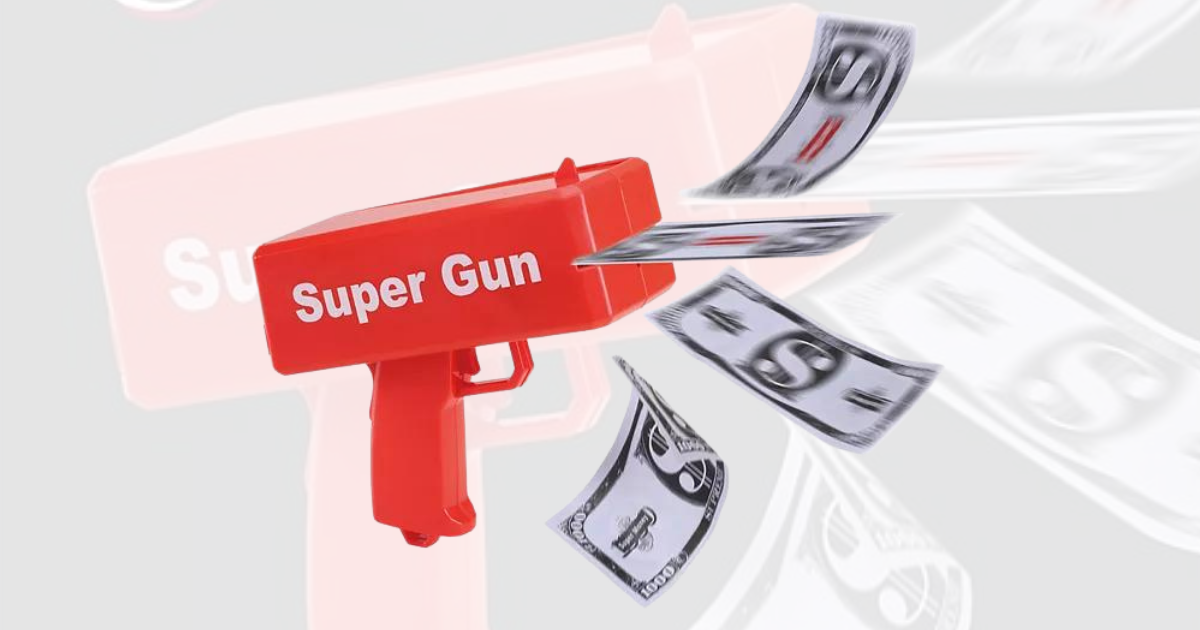 KOHL'S - ORIGINAL FUN FACTORY CASH CANNON ONLY $4.25 - The Freebie Guy® ️️️