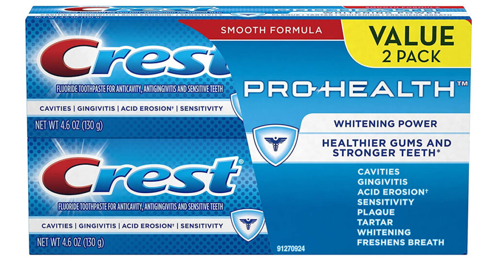 Crest Toothpaste 2 pack as low as $3.07 (reg $8.99) - The Freebie Guy® ️️️