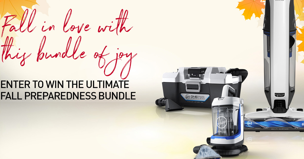 Hoover Bundle Up for Fall Sweepstakes - The Freebie Guy®