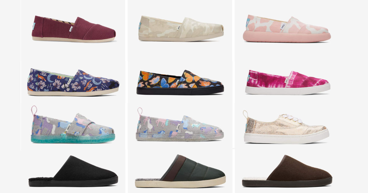 TOMS - Up to 75% OFF + Extra 35% OFF - The Freebie Guy®