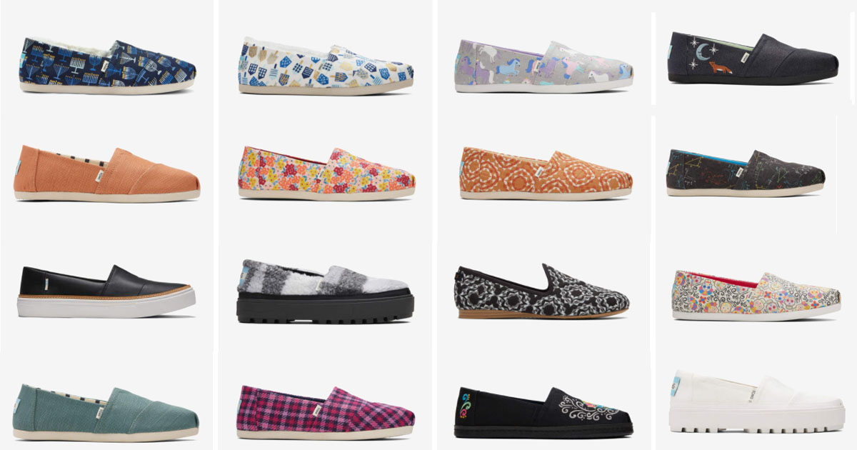 TOMS - WOMENS SHOES FROM ONLY $16.23 - The Freebie Guy® ️️️
