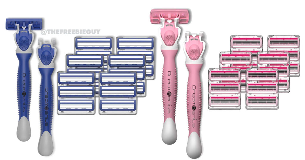 AMAZON - DREAMGENIUS 6 BLADE RAZORS ONLY $7.92 - The Freebie Guy®