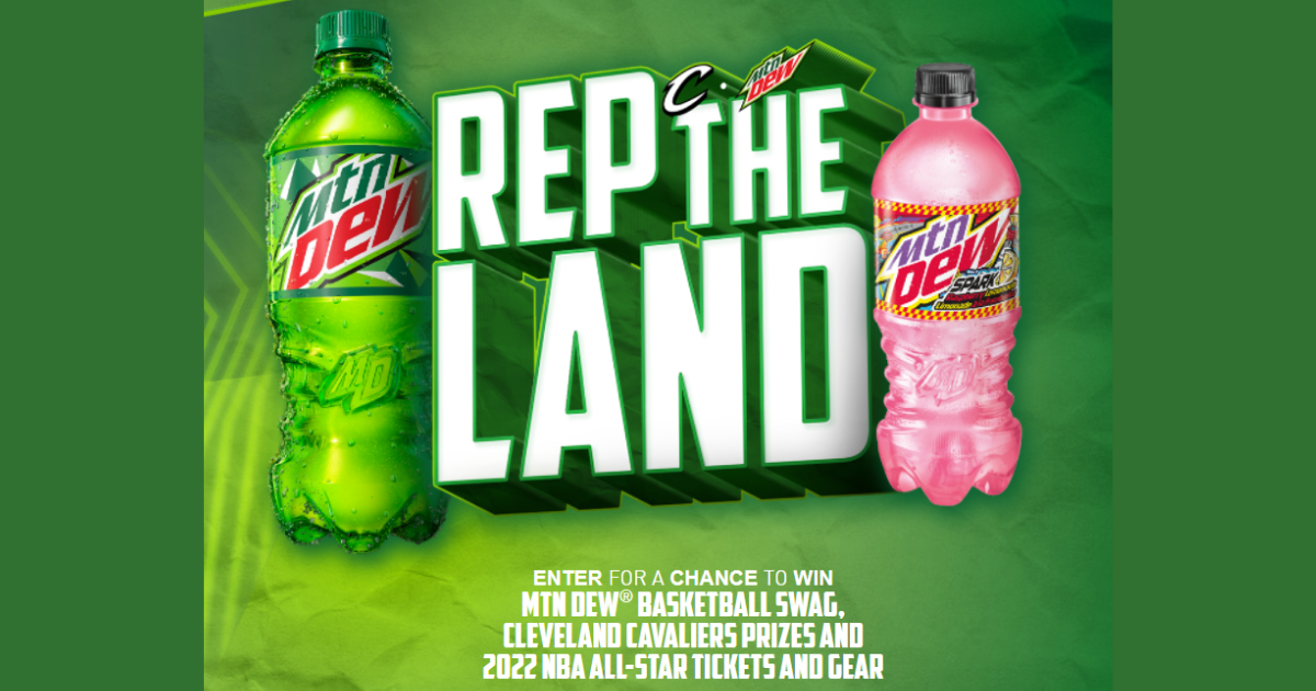 Mtn Dew x NBA All Star Rep the Land (Select States) - The Freebie Guy®