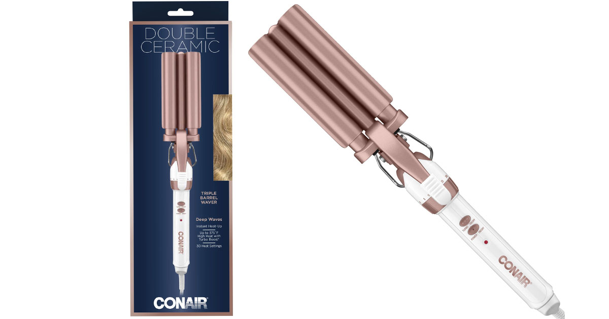 WALMART - CONAIR TRIPLE BARREL HAIR WAVER ONLY $11.24 - The Freebie Guy ...