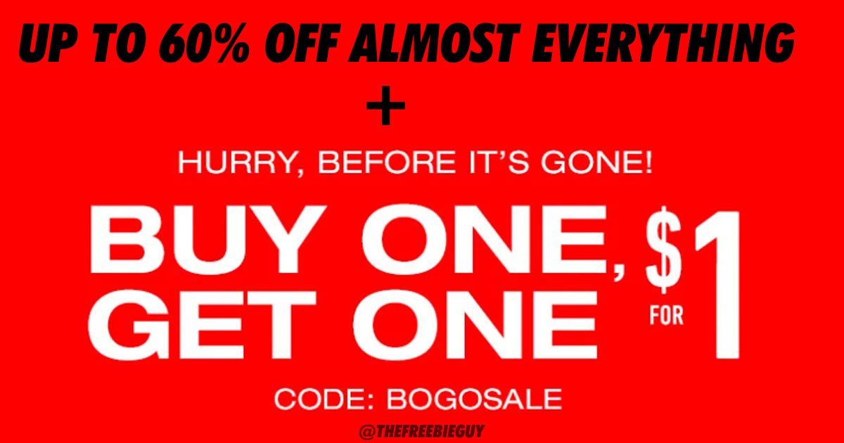 RUE21 - UP TO 50% OFF + BUY ONE GET ONE FOR $1 SALE - The Freebie Guy® ️️️