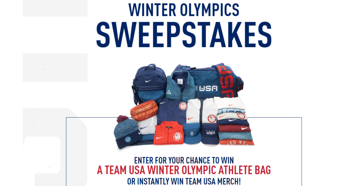 Team USA Winter Olympics Sweepstakes - The Freebie Guy®