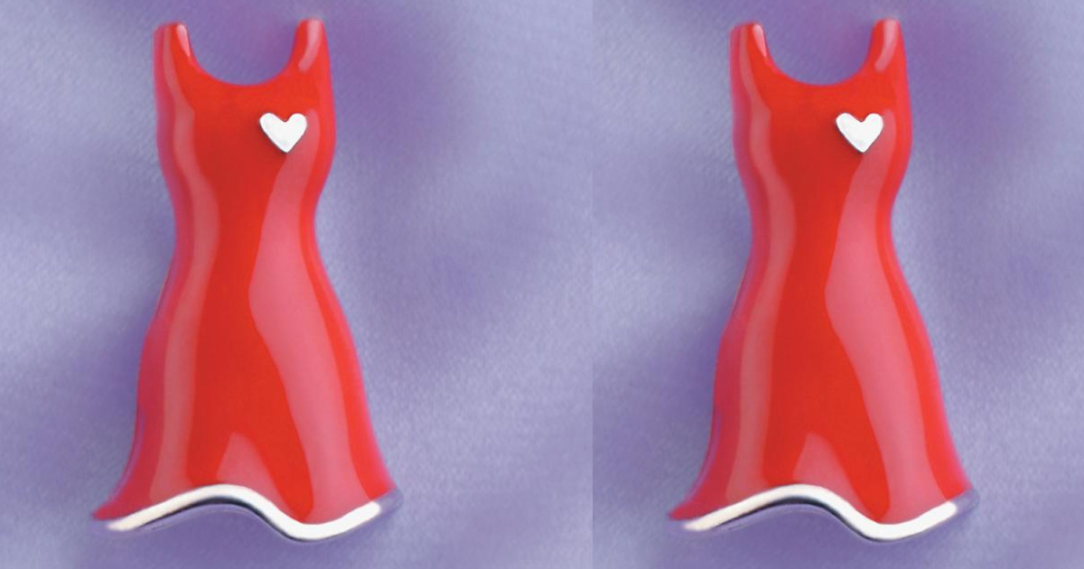 Free Red Dress Pin - The Freebie Guy® ️️️