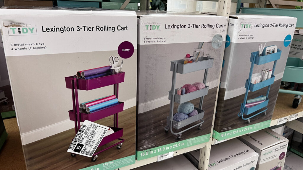 Michaels - Lexington 3-Tier Rolling Cart Only $22.49 (Reg. $50) - The ...