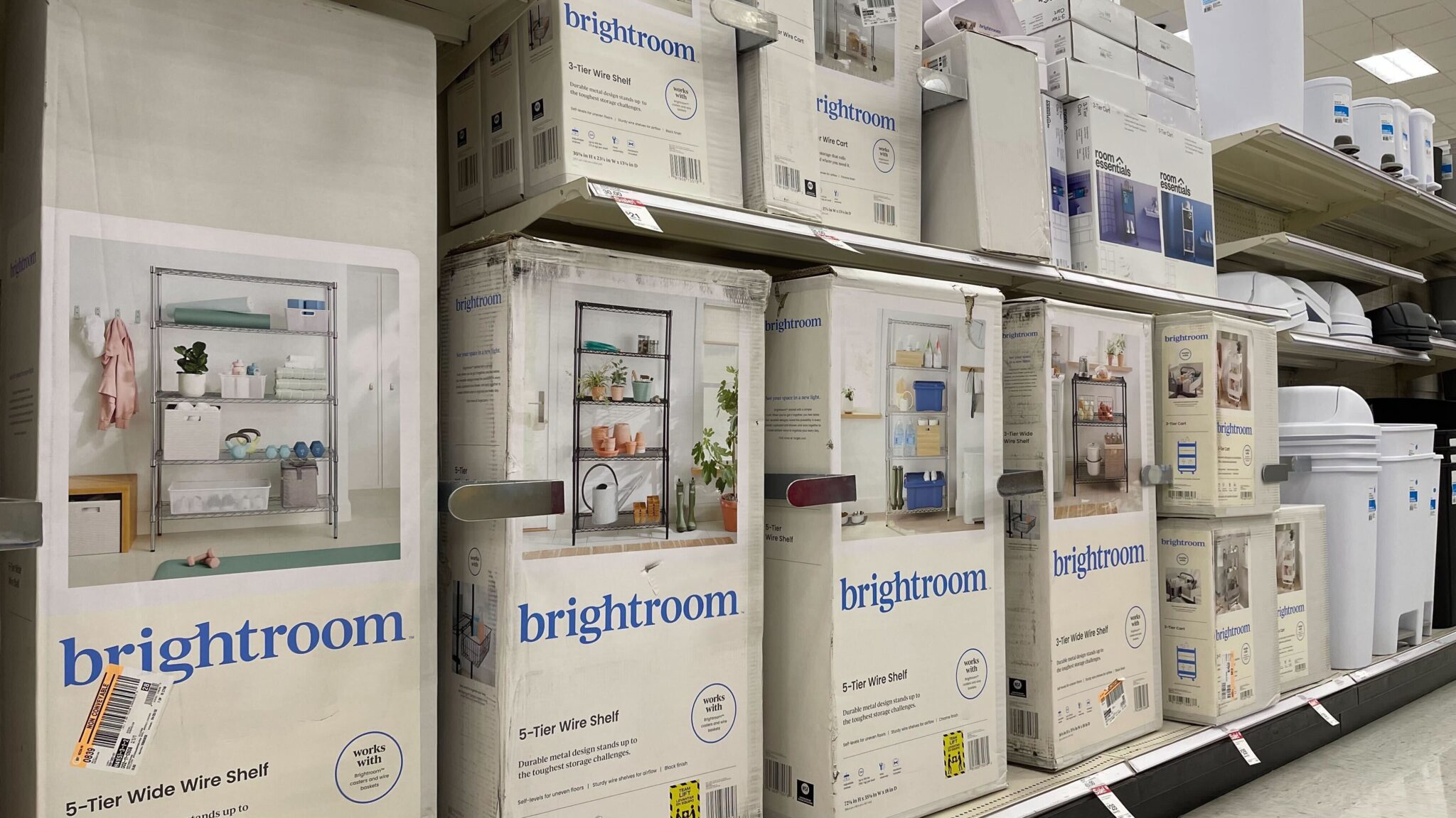 Target - Brightroom Wire Shelves From $21.00 - The Freebie Guy®