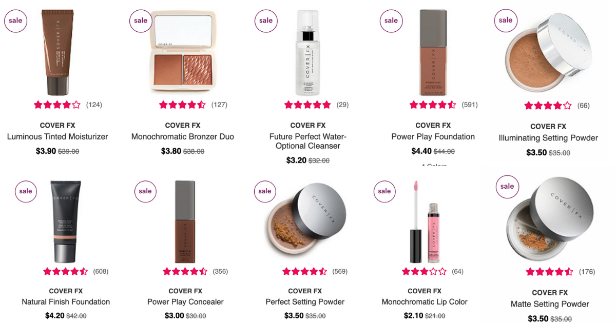 Ulta - Cover FX Makeup is 90% Off With Prices As Low As $2.10 - The ...