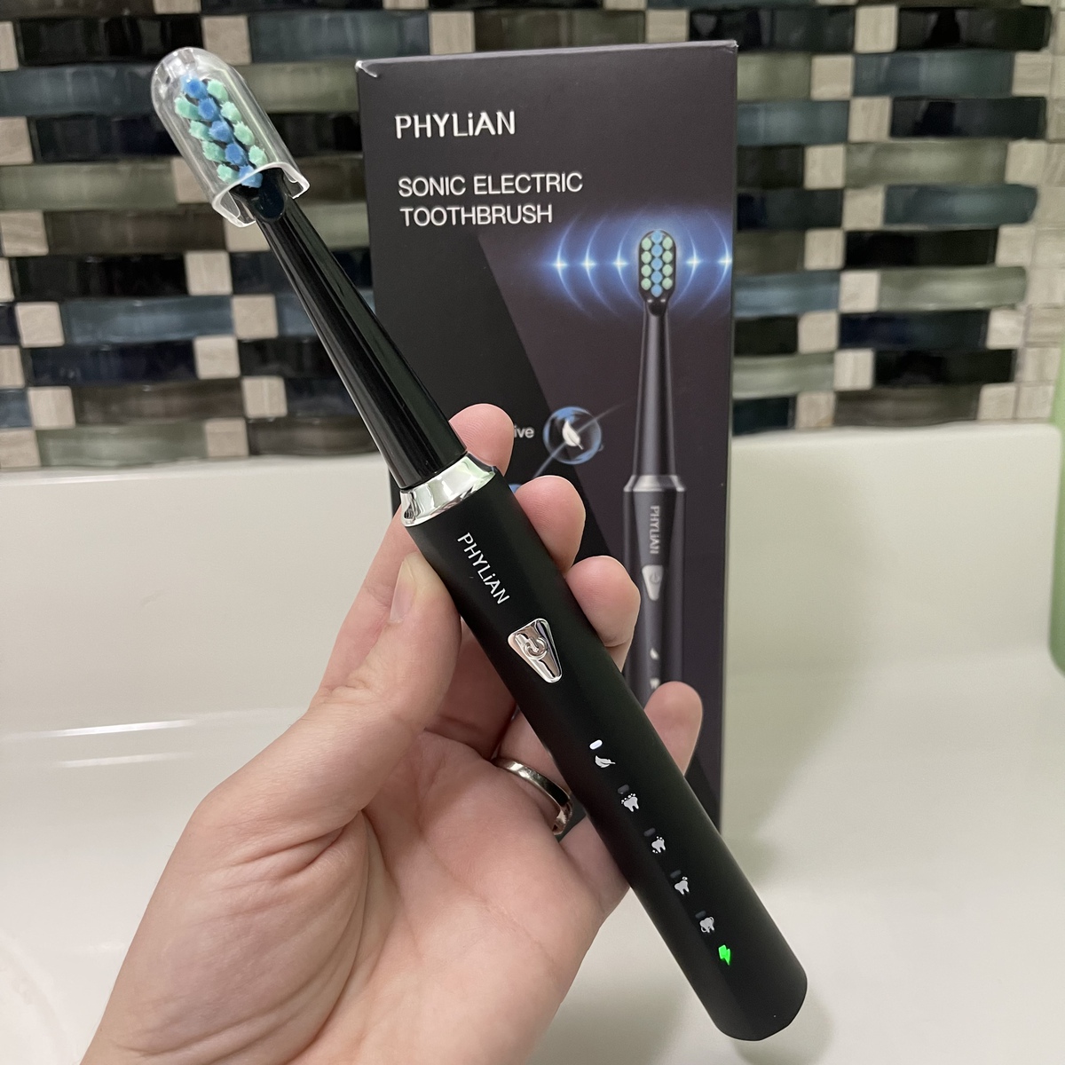 Amazon - PHYLIAN Sonic Electric Toothbrush Only $17.76 Shipped - Team ...