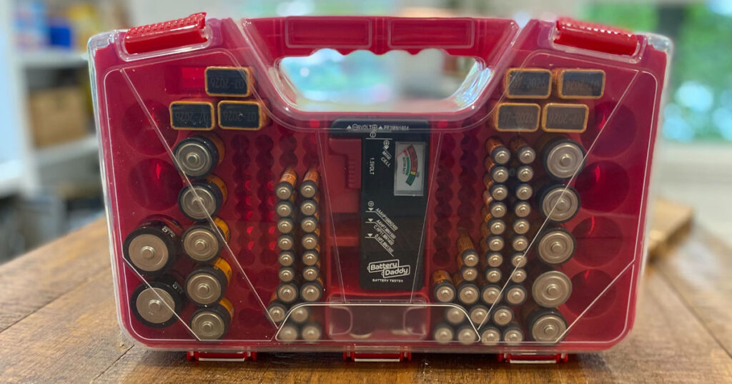 Battery Daddy Battery Storage Case Only $11.99 at Costco (Holds 180 ...