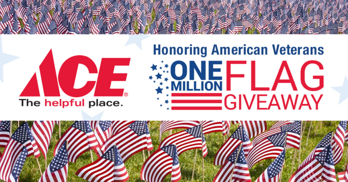 Free U.S. Stick Flag at Ace Hardware Stores on May 27th, 2023 - The ...